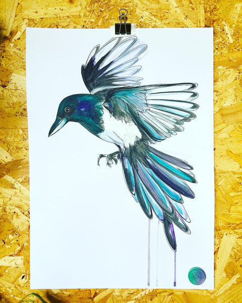 MAGPIE ORIGINAL SKETCH – Sophie Long