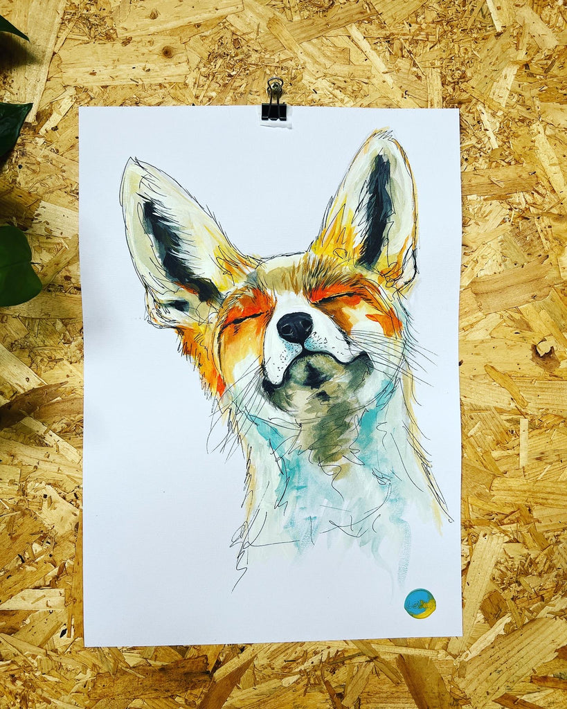 FOX ORIGINAL SKETCH – Sophie Long