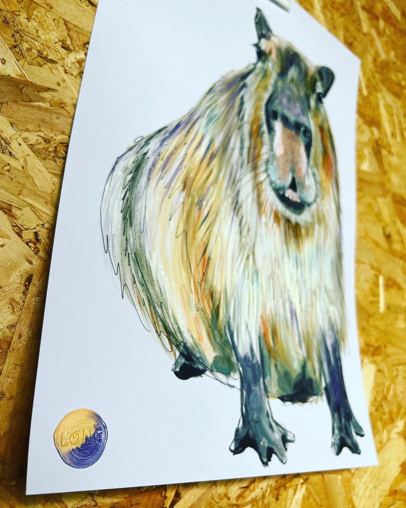 CAPYBARA ORIGINAL SKETCH – Sophie Long